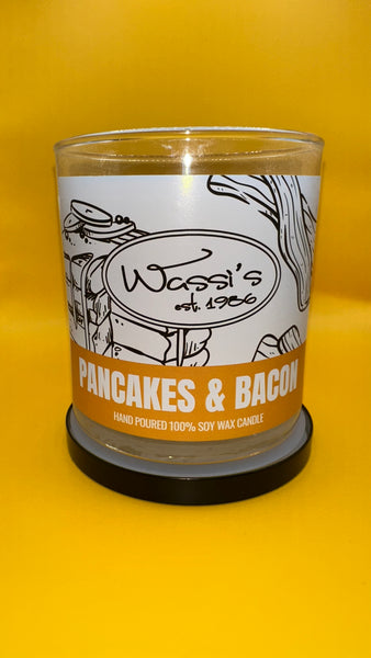 Wassi’s Single Wick Candle - Pancakes & Bacon – Wassi's Rubs & Sauces
